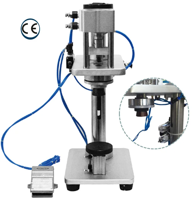 Yl-z Manual Pneumatic Perfume Bottle Spray Cap Crimper Capping Machine For Cosmetic - Buy Manual ...
