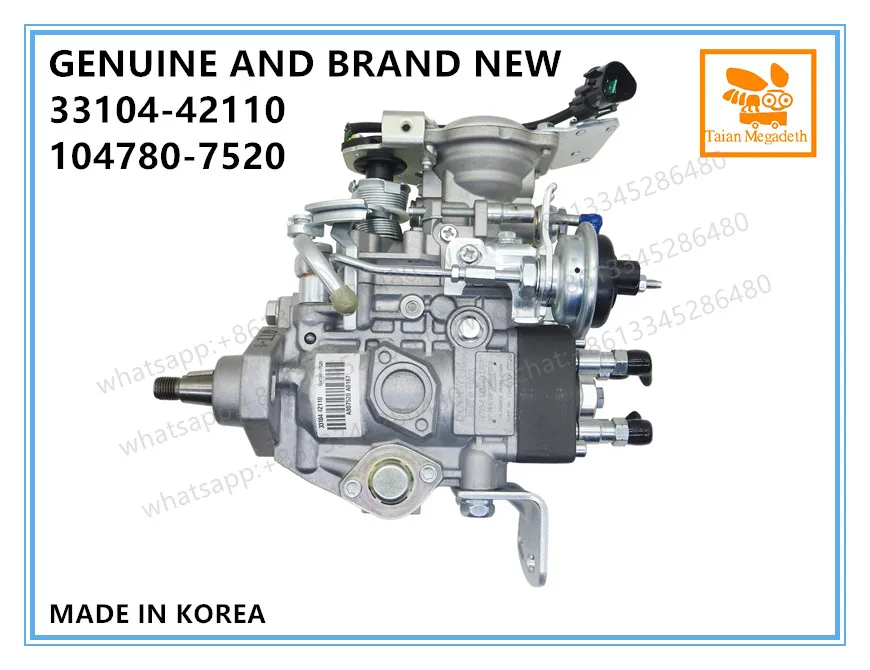 Genuine And Brand New Diesel Fuel Pump 33104-42110,104780-7520 For ...