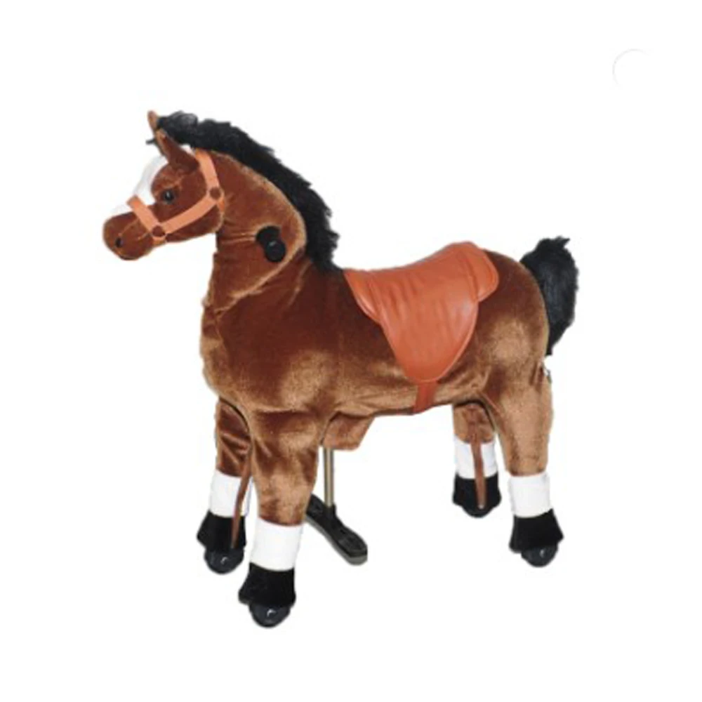 Riding Animal Plush Stuffed Rocking Horse Toy for Kids