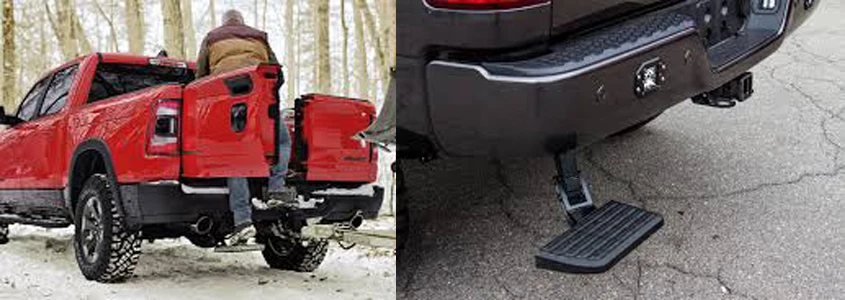 Retractiles 4x4 Truck Bed Steps for Toyota Tacoma 2015-2022