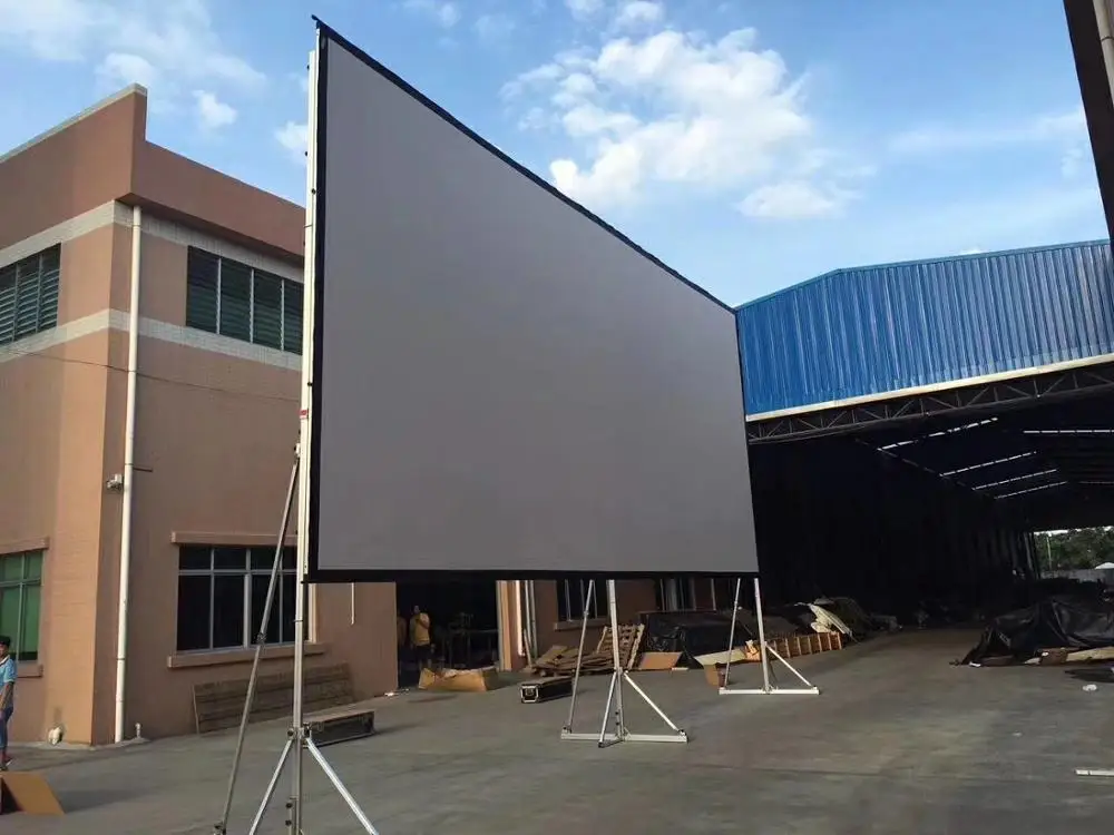 4x3 Meter Large Size Outdoor Fast Folding Projector Screen Foldable ...