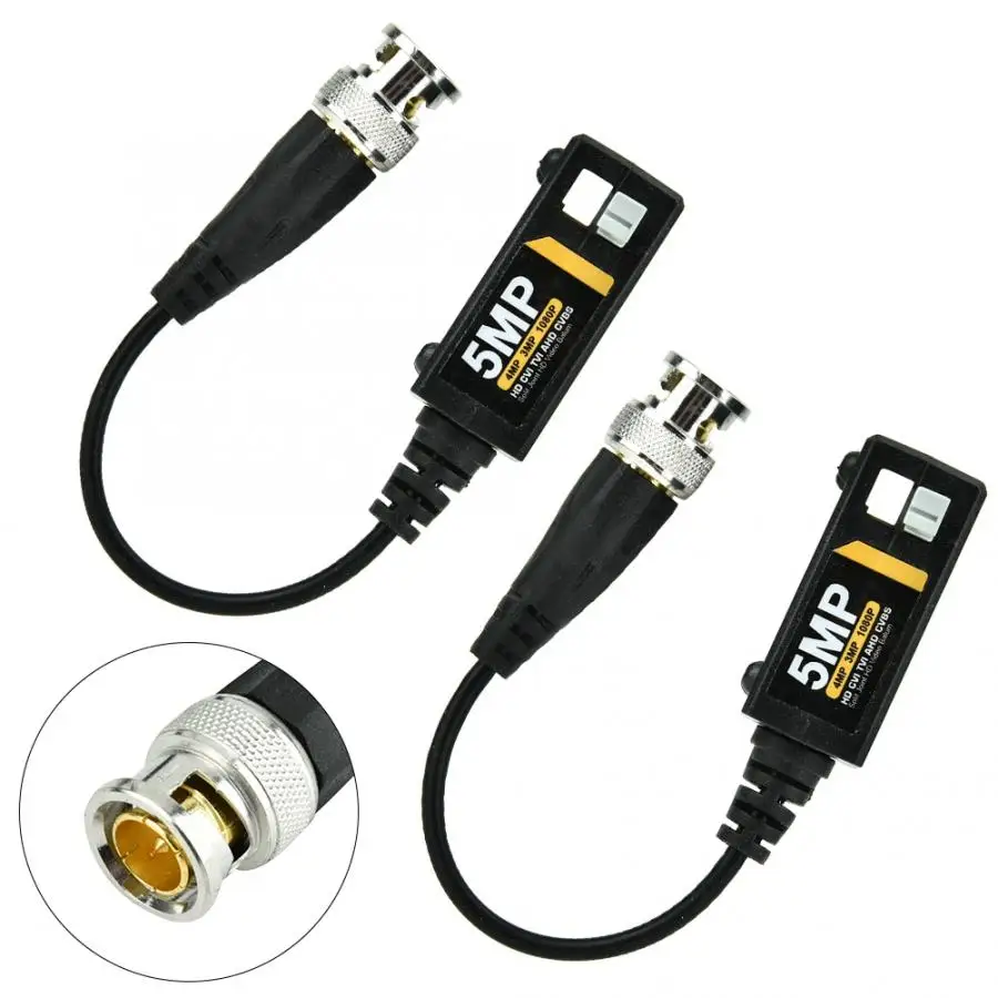1080p 3mp 4mp 5mp Video Balun De Cobre Puro Core Hd Cvi Ahd Tvi Cvbs ...