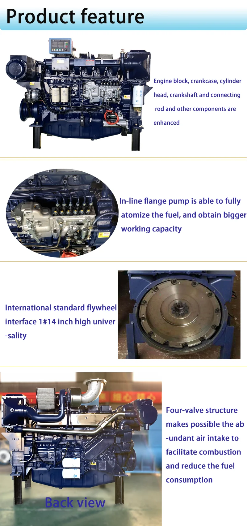 Weichai WP12 Marine Diesel Engines - Power and Efficiency