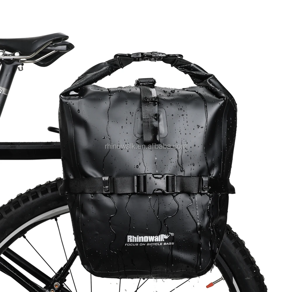 Rhinowalk 20l Waterproof Mtb Road Bike Pannier Rear Seat Bag Bicycle ...
