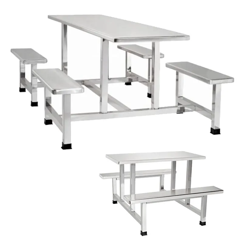 Stainless Steel Restaurant Dining Table/Fast Food Table and Chair ...