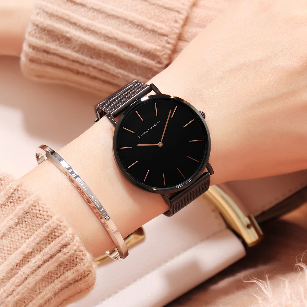 Hannah Martin Watches Factory Diameter 36mm Japan Quartz Waterproof ...