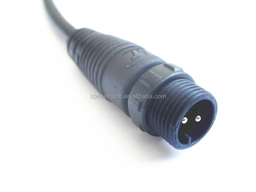 Connecteur de câble électrique M12 12v étanche mâle et femelle 2 3 4 5 ...