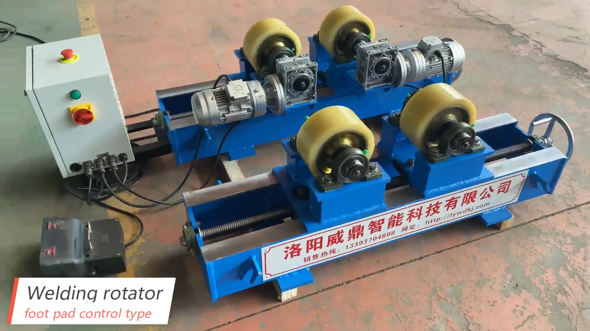 5 Ton Pipe Roller Stand Hand The Idler And Driver Pendants Wireless ...