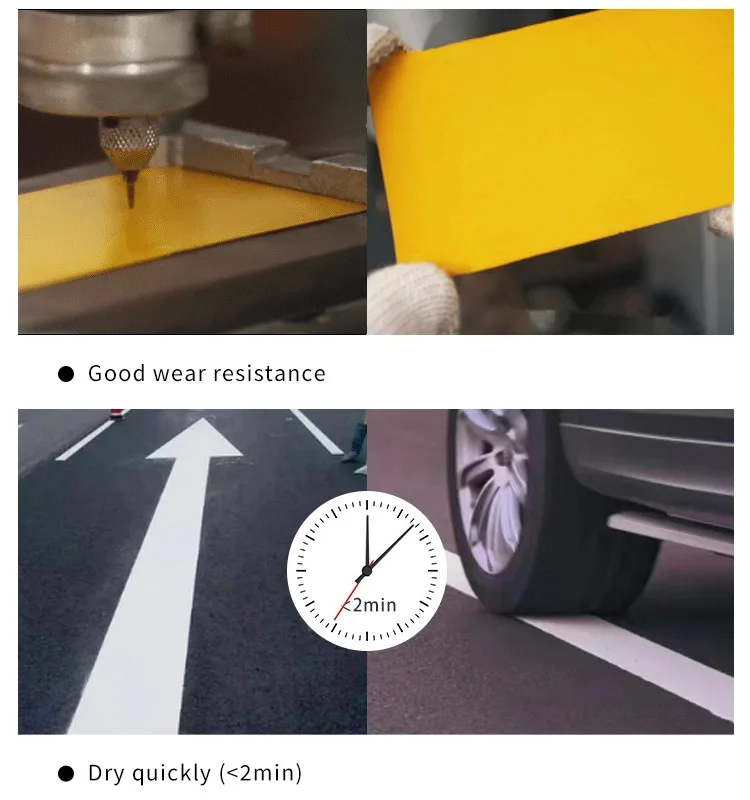 Luminous Thermoplastic Road Marking Powder Paint for Highways