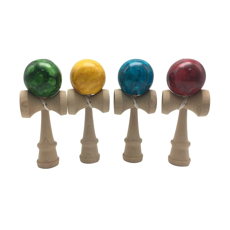 Wooden Japanese Traditional Custom Colorful Kendama Tamas Toys