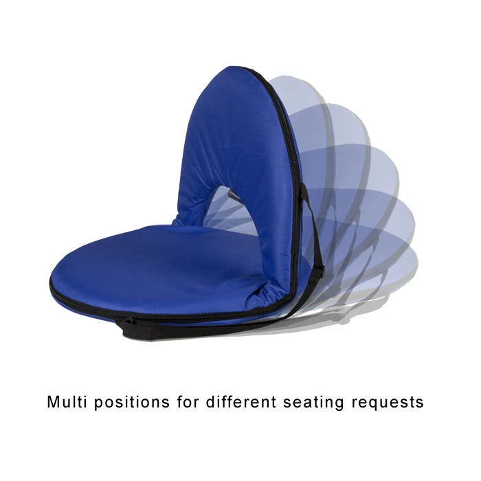 Foldable Portable Adjustable Back Legless Nursing School Padded Stadium ...