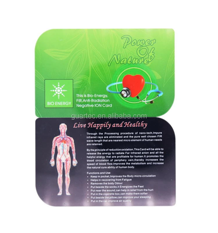 Wholesale 10000cc Ion Bio Nano Energy Electric Power Saving Card,Fuel ...