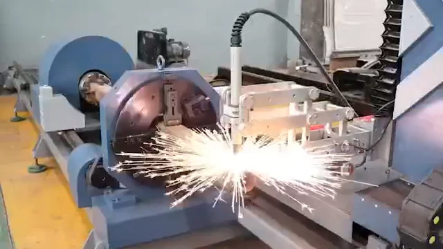 H Beam CNC Plasma Bevel Cutting Machine for Metal Fabrication