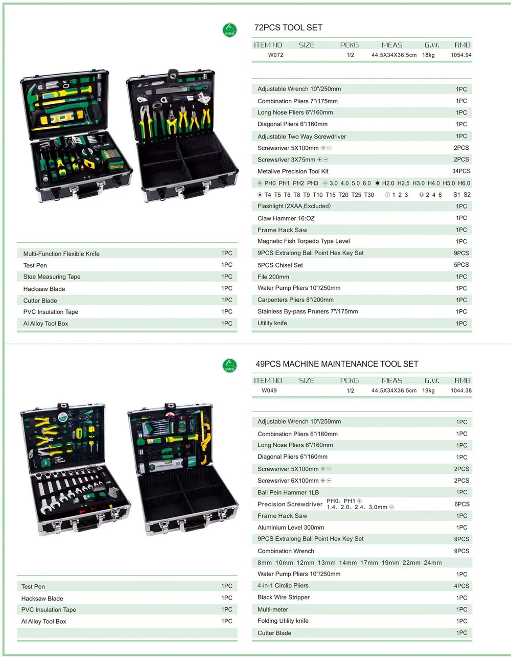 68 Pcs Electricians Repair Tool Kit - Durable & Versatile