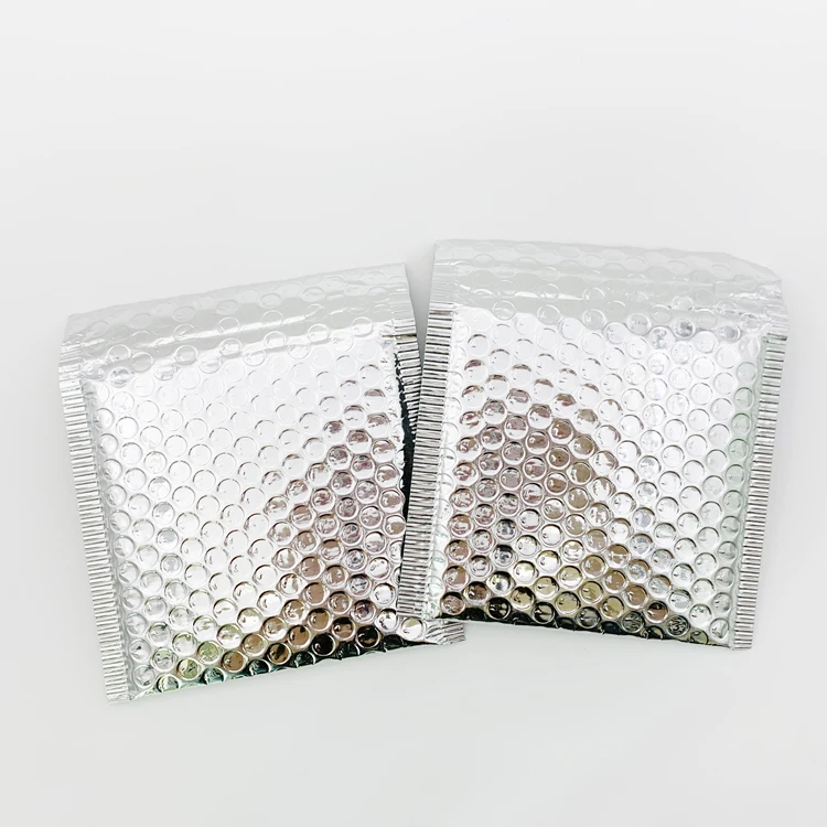 Small Eco Friendly Envelope Glitter Poly Bag Custom Print Foil 5x6 Inch ...