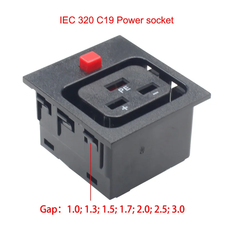 C19 Power Socket Pud Socket Female Type Iec Lockable Power Connector ...