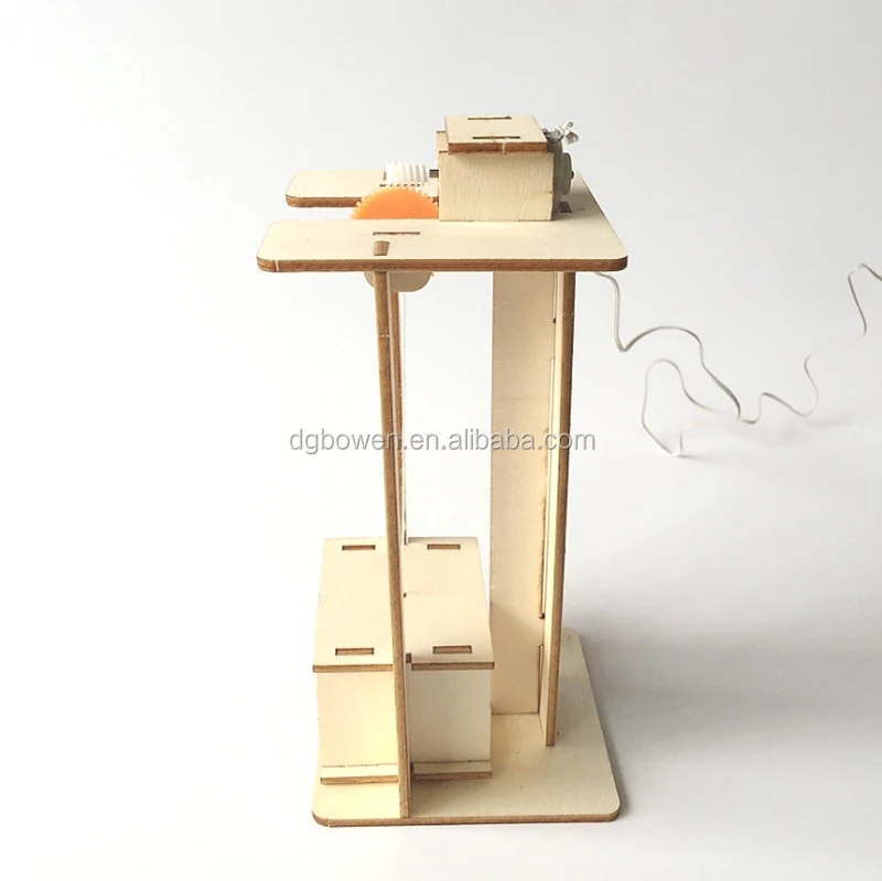 DIY Remote Control Electric Lift Elevator Toys for Kids STEM Kits – OEM