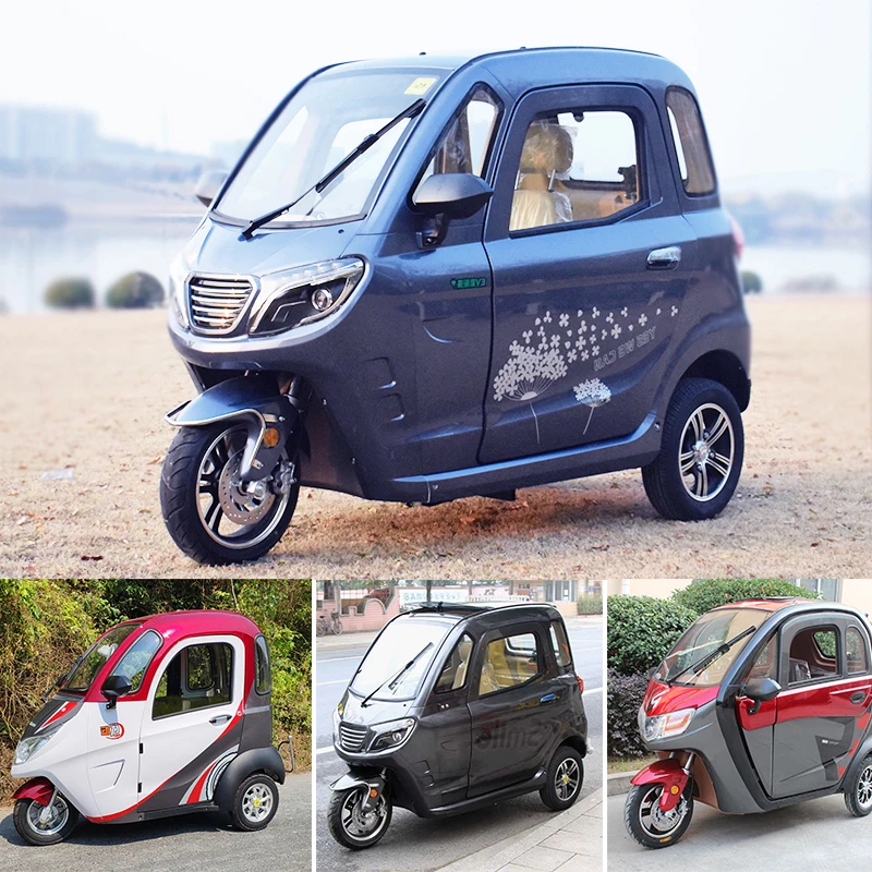 Enclosed 3 Wheel Cabin Scooter Trike with EU Homologation