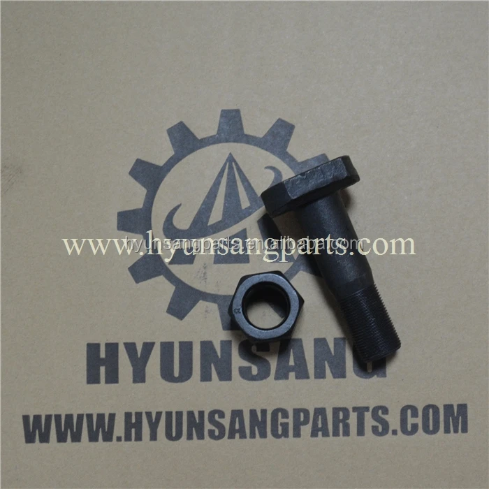 Hyunsang挖掘机零件螺栓和螺母09203-12485 01803-02430 195-27-12631 195-27-12630用于 ...