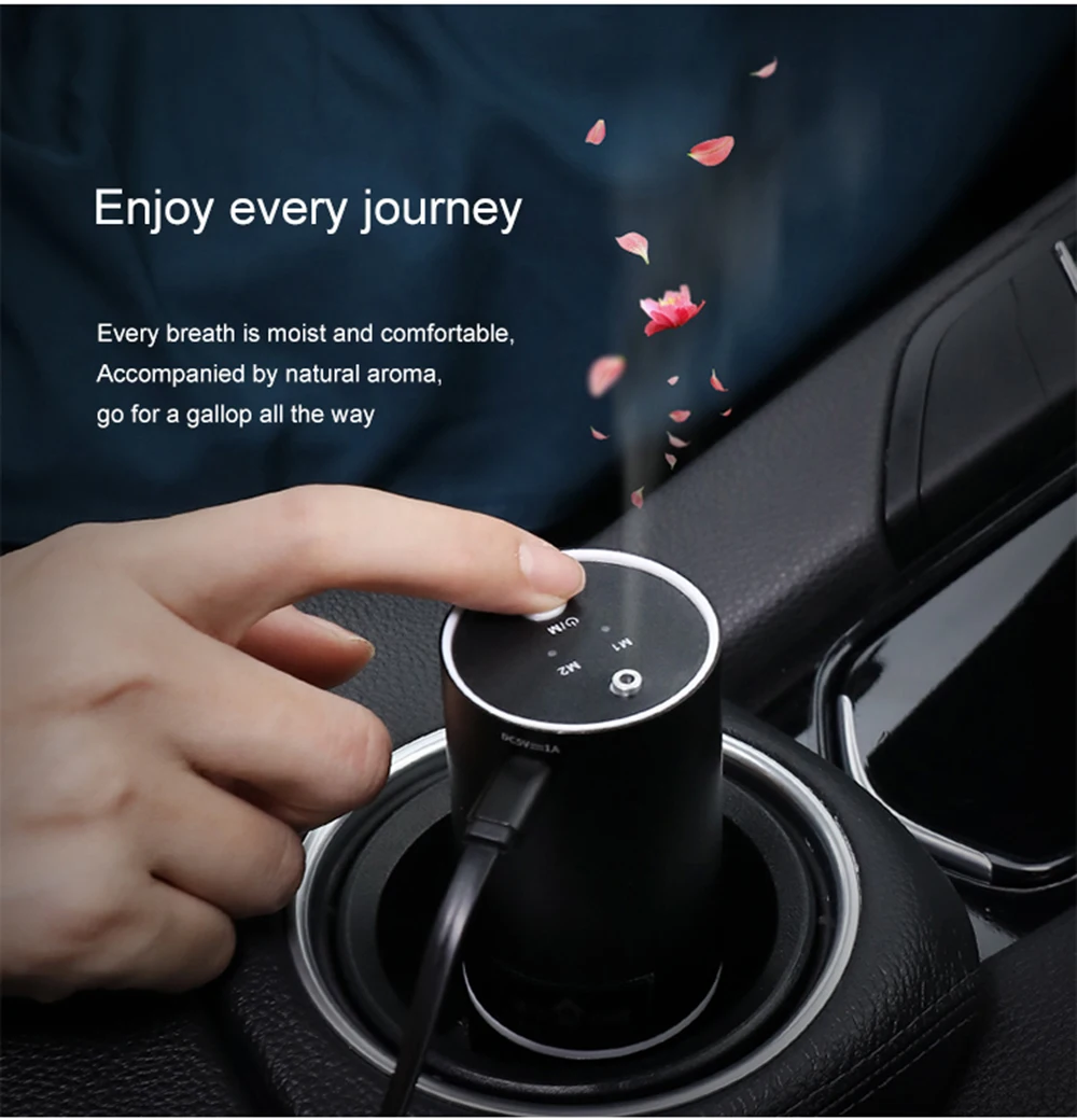 Portable Essential Oil Nebulizer Diffuser Waterless, Scent Diffuser for ...