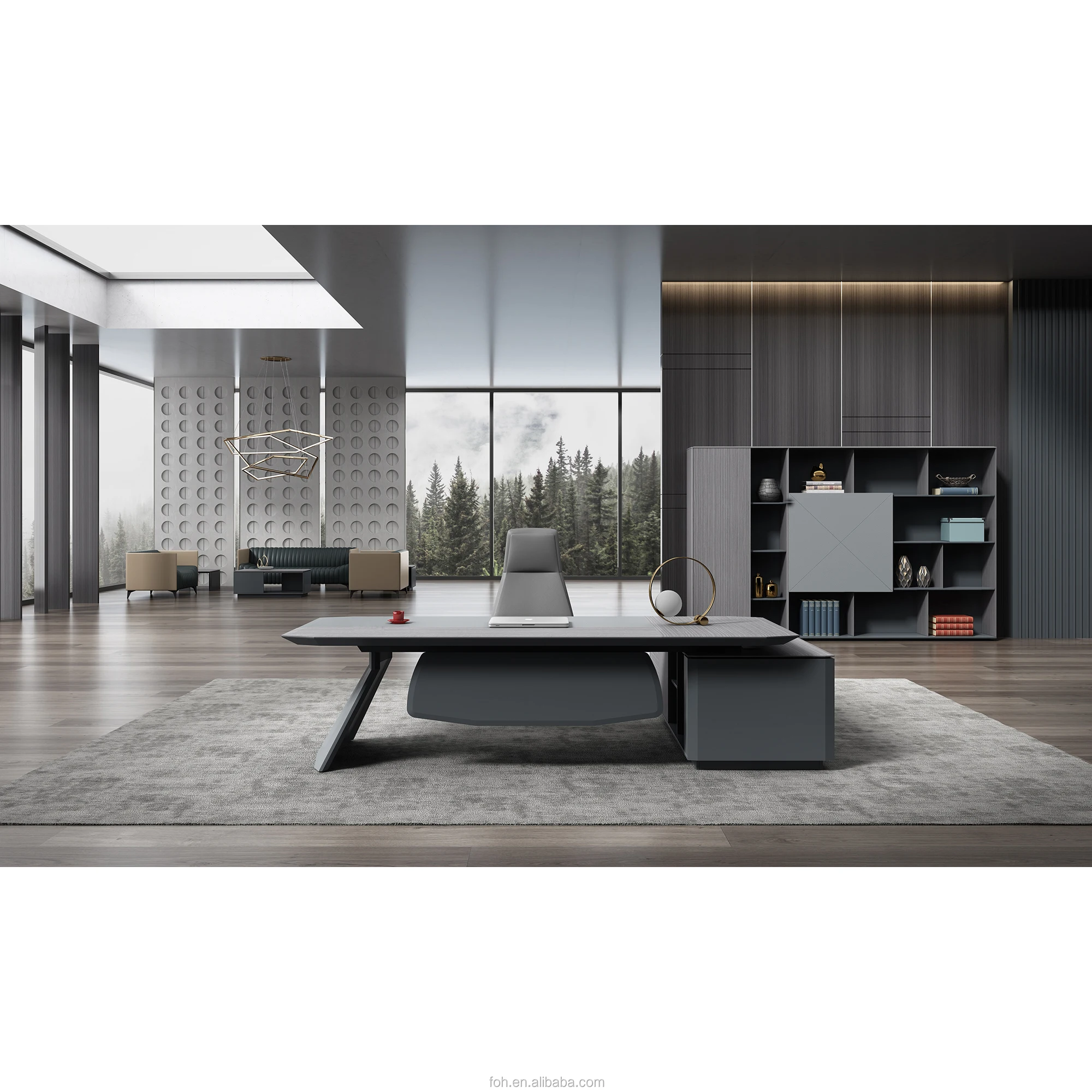 Burlywood Executive Front President Ceo Office Table - Buy Ceo Desk ...