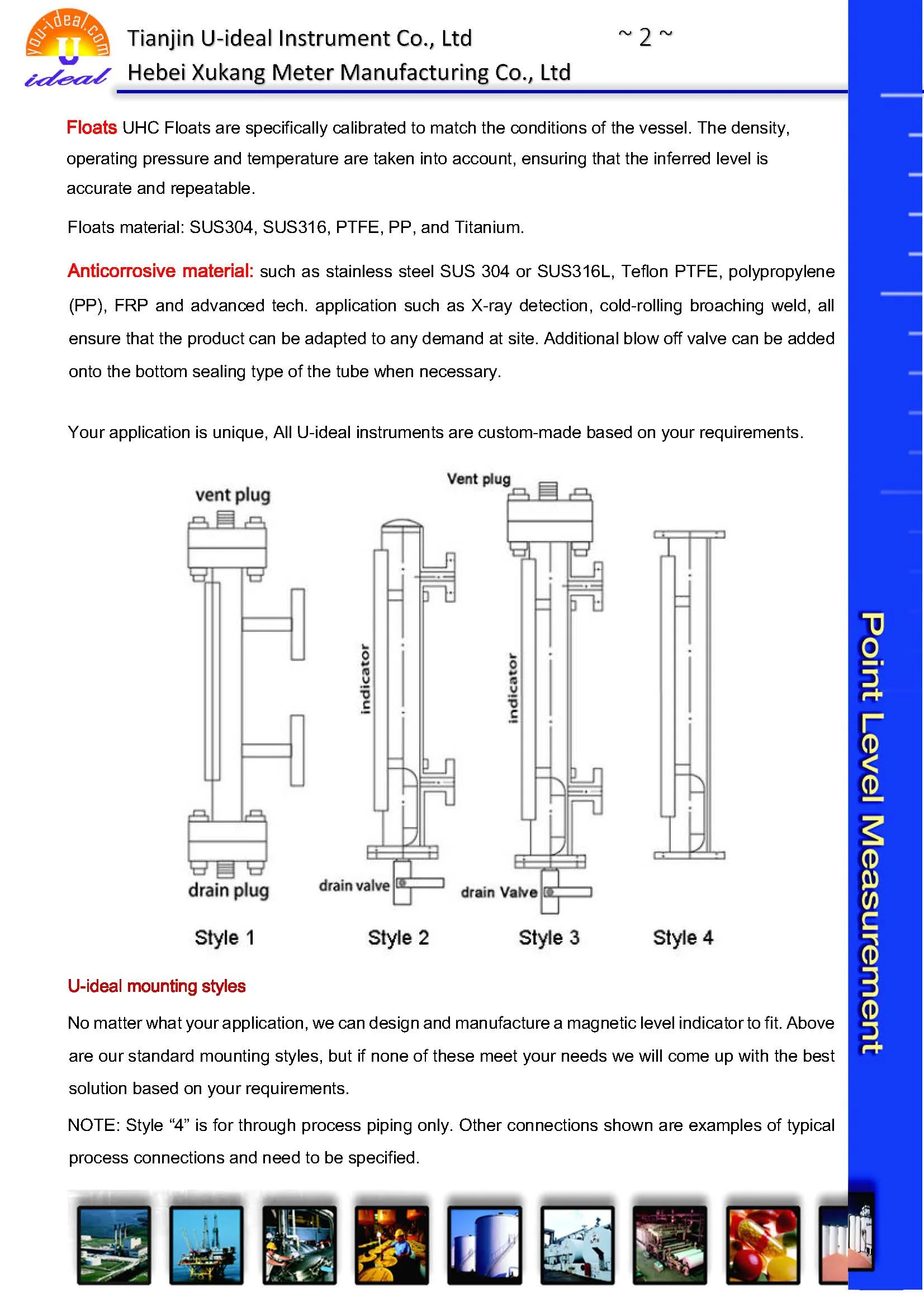 Underground Water Diesel Storage Tank Septic Tank Level Indicator - Buy ...