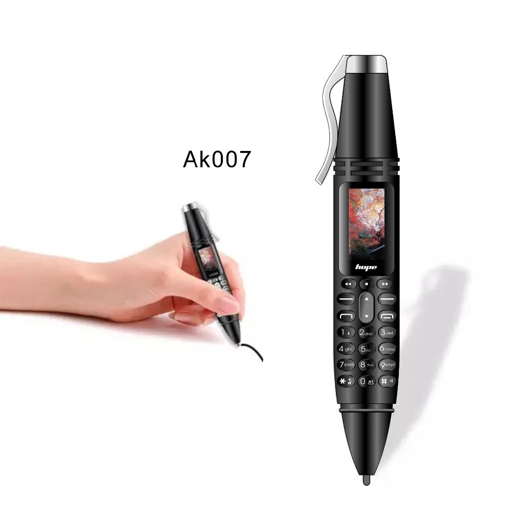 Unlock 2G GSM Recording Pen Mini Cellphone 0.96" Tiny Screen GSM Dual ...