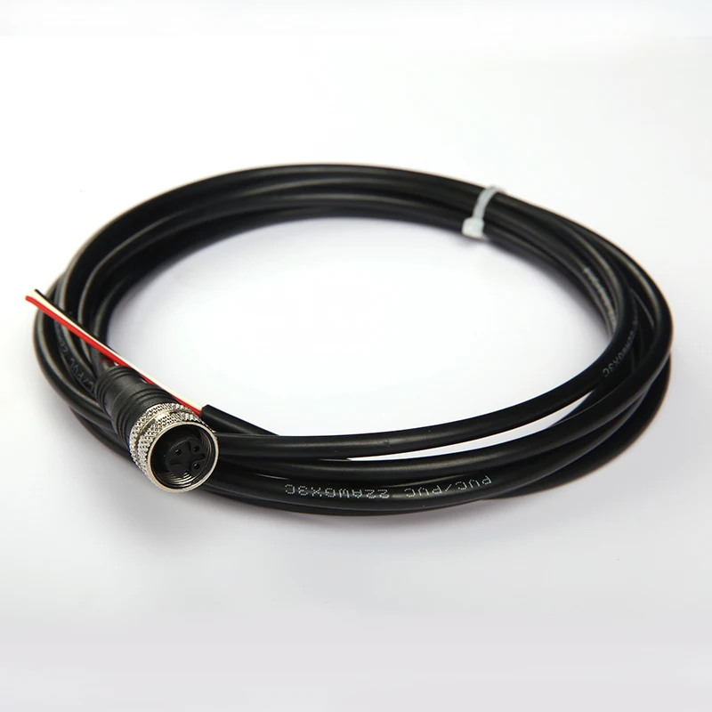 M12 Screw Thread Connector Circular Waterproof Connector 2pin 3pin 4pin ...