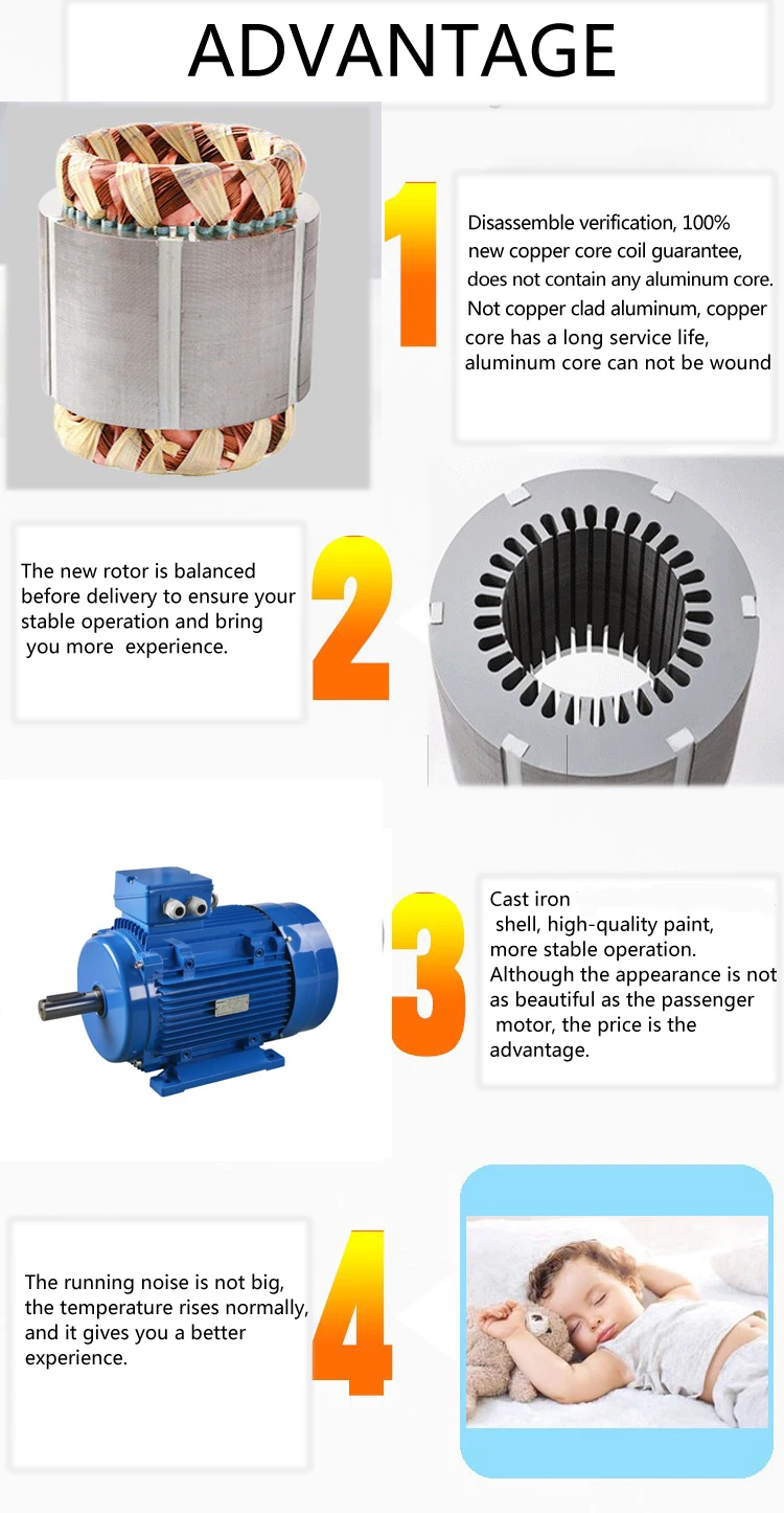 MS801-4 0.55kw Induction Motor for Washing Machines - CE Certified