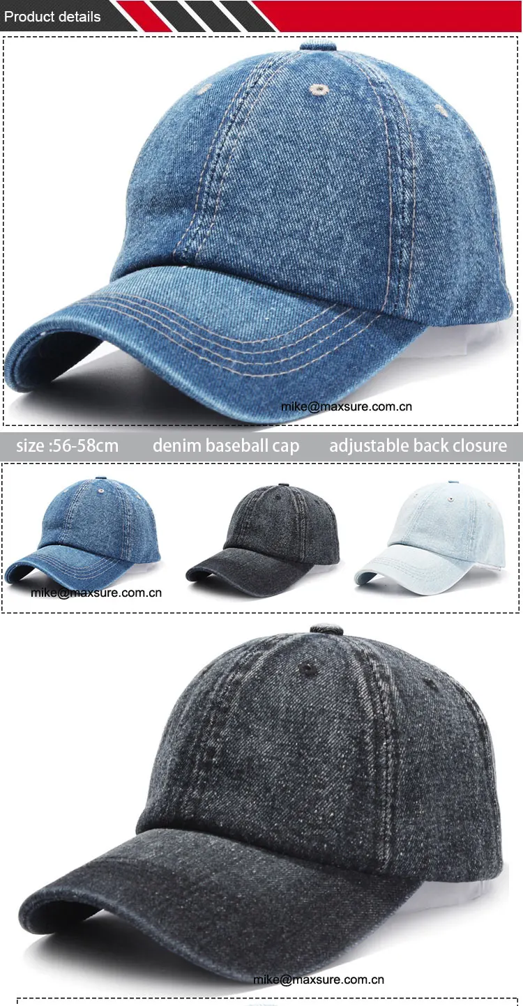 Promotional Price Custom Embroidery Logo Dad Hats Unstructured Denim Dad Baseball Cap| Alibaba.com