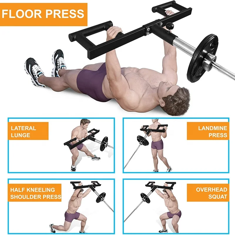 Viking Shoulder Press Landmine Handle Attachment for Barbell Weight ...