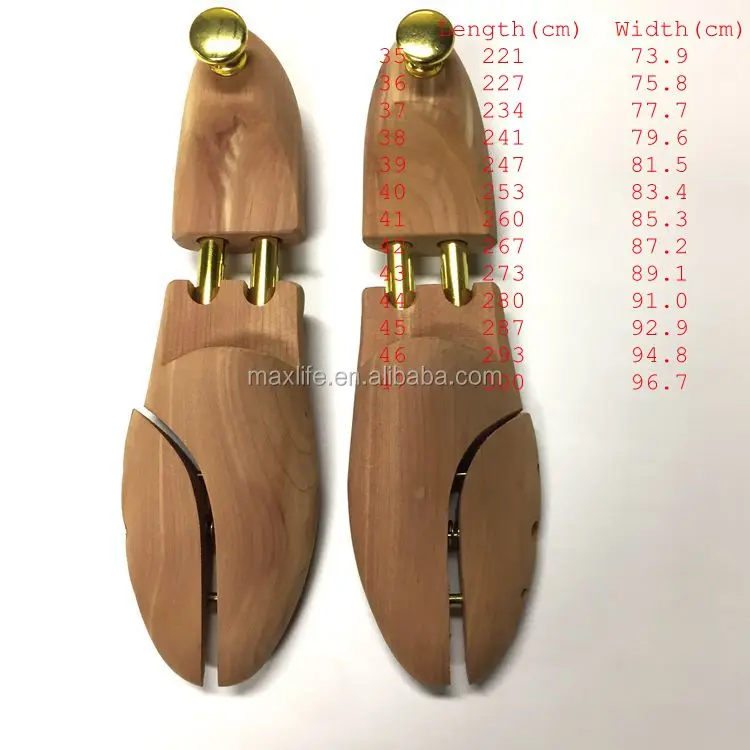 Twin Tubed Cedar Wood Shoe Trees - Keep Your Shoes in Shape