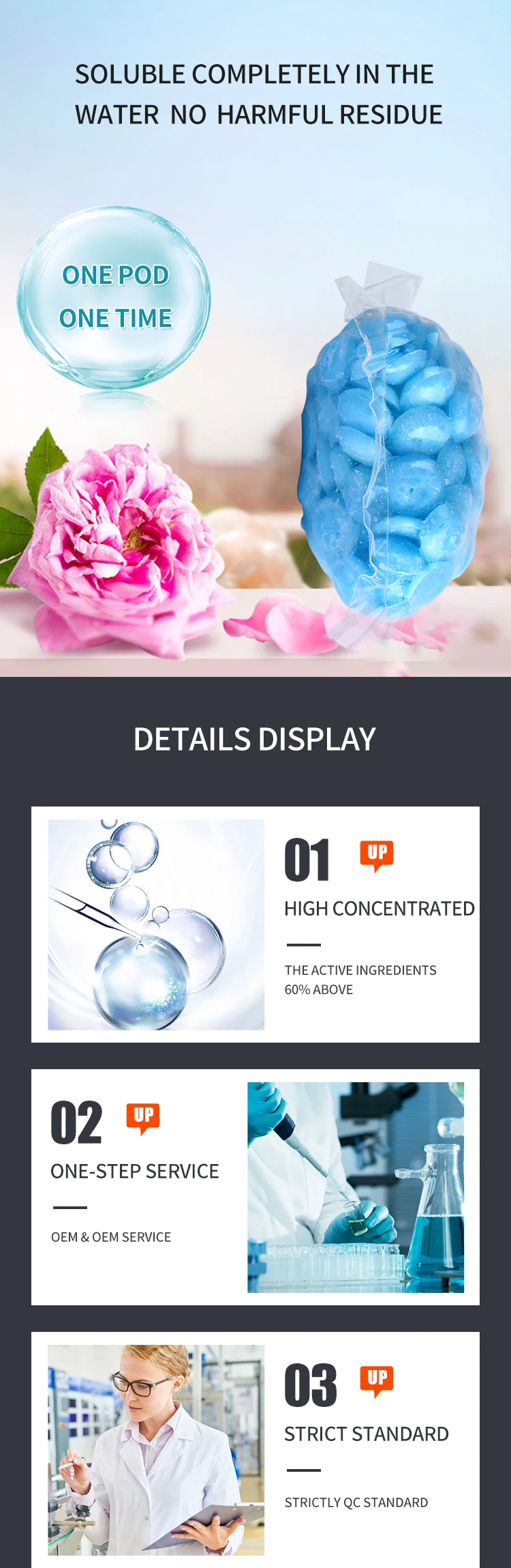 5g Fragrance Natural Laundry Detergent Pellets In Wash Scented Booster ...