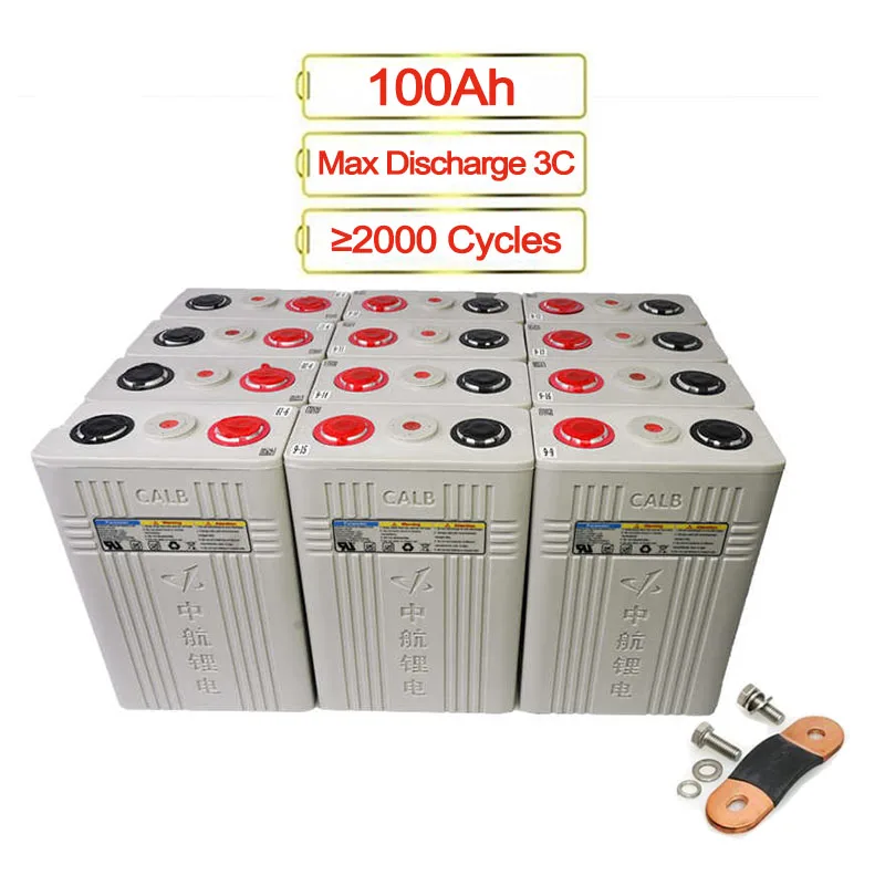 3.2v Lifepo4 Calb 100ah 3c Battery Cells For 48v 100ah Battery Pack ...