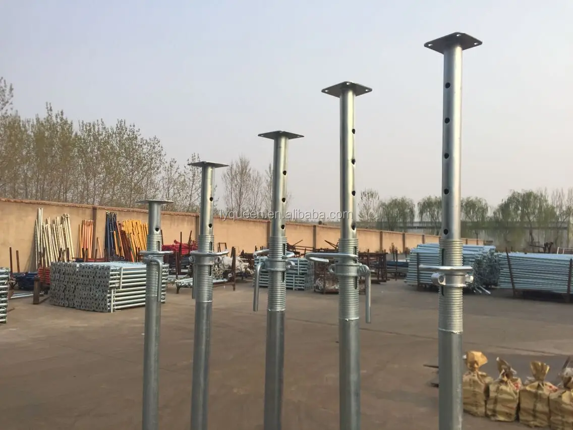 Galvanized Steel Shoring Prop Fork Head And Tripod Used For Beam Or ...