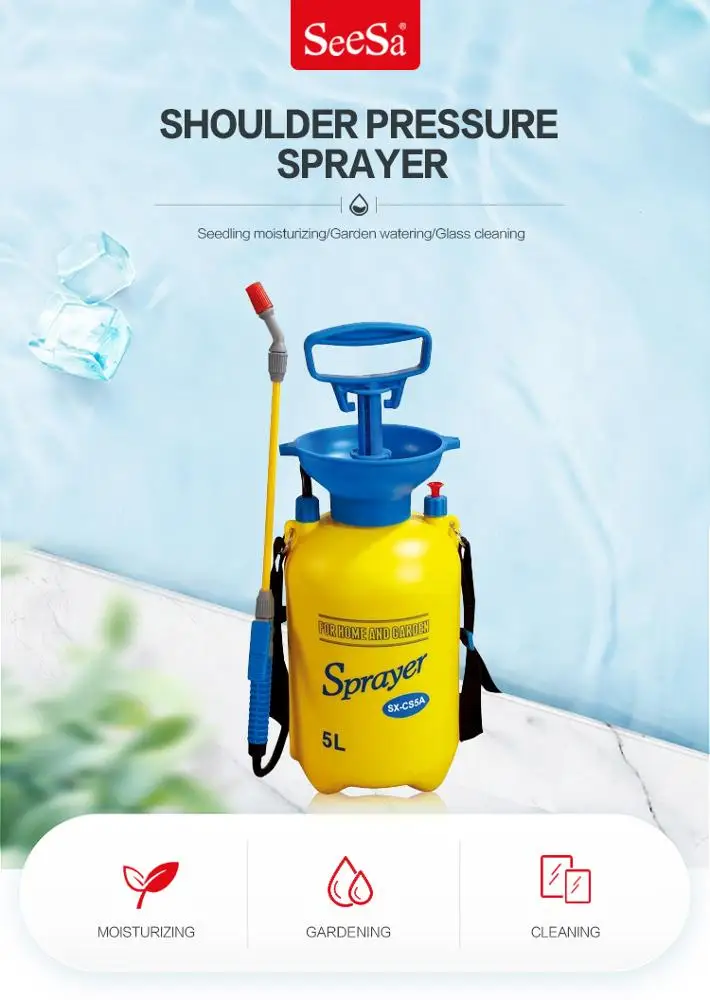 Seesa 5l Sprayer Shoulder Pressure Spray For Garden - Buy Sprayer ...