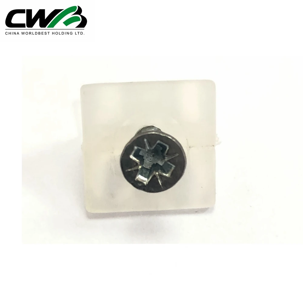 Plastic Back Panel Furniture Screw Shelf Support Bracket Connector For ...