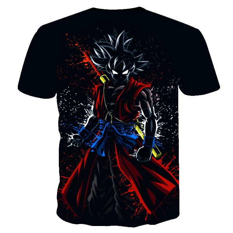 Custom Pattern Logo Cartoon Character Anime T-shirt T Shirt Goku Dbz T ...
