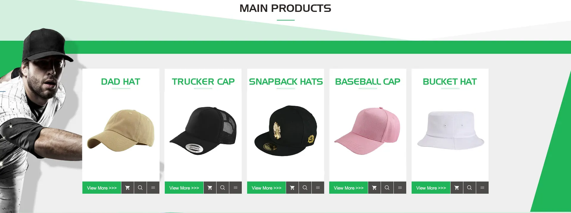 4u Sporting Goods Co., Limited Dongguan - Baseball Caps, Snapback Caps