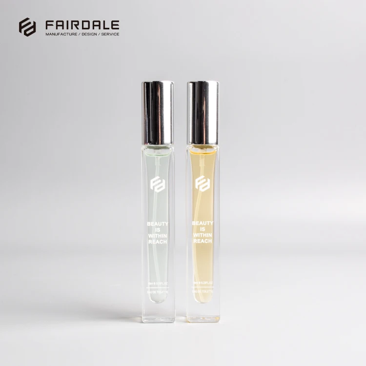 Cosmetic Packaging 10ml Refillable Clear Glass Bottles Perfume Bottle ...
