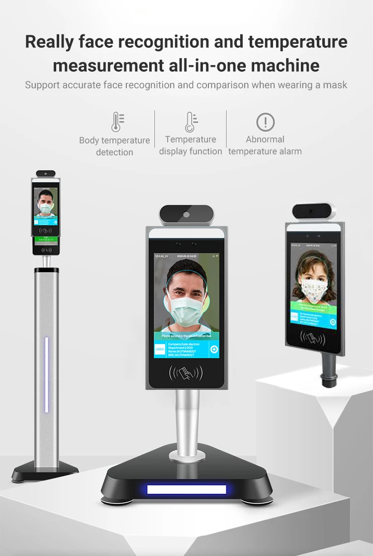 Really Professional Human Temperature Biometric Face Recognition Time ...
