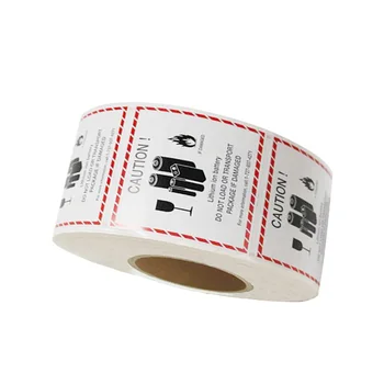 Carton Box Sealing Sticker Security Seal Sticker For Caution And ...