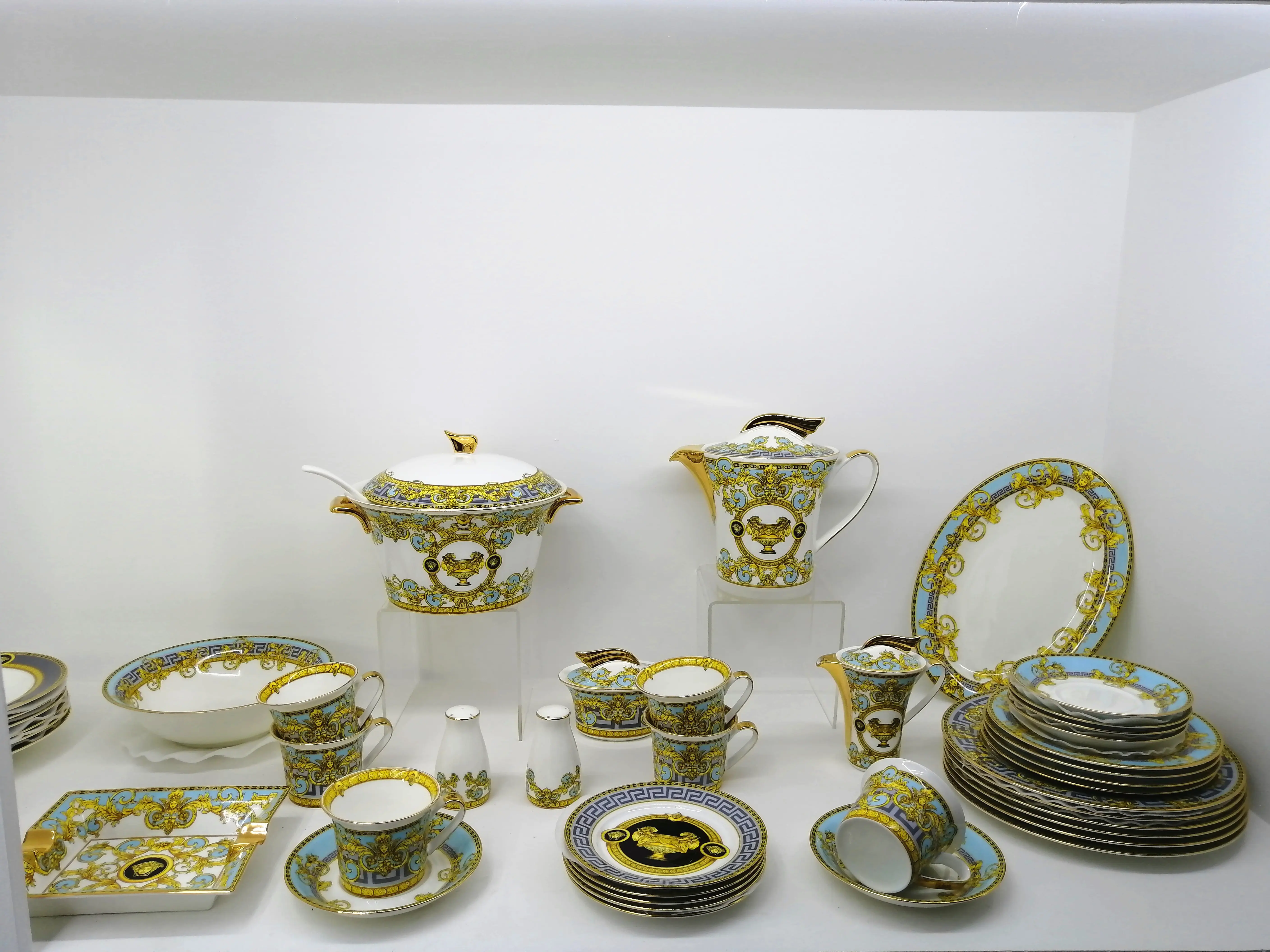 Bone China Dinner Ware Hand Made Dinner Set For 6 Person Bone China ...