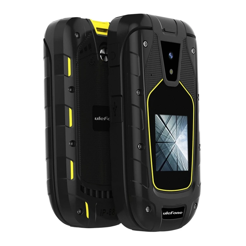 Ulefone Armor Flip - Rugged 2.4 Inch Phone IP68 Waterproof