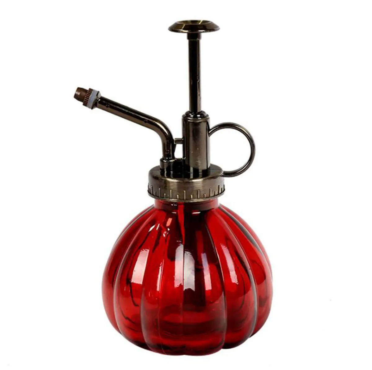 250ml Vintage Style Decorative Glass Water Spray Bottle with Bronze ...