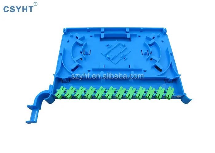 12port Fiber Optic Splice Tray Cassette Fiber Optic Distribution Frame ...