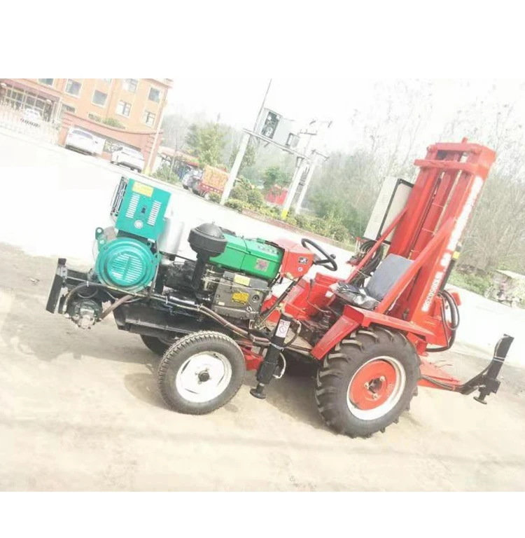Deep Well Drilling Tractor Borehole Water Well Drilling Rig Machine for ...