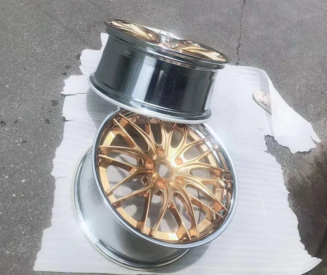 2020 New Design Luxury Forged Aluminum Alloy Electroplated Gold 16-23 ...