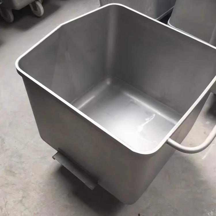 200L Stainless Steel Meat Trolley for Food Industry