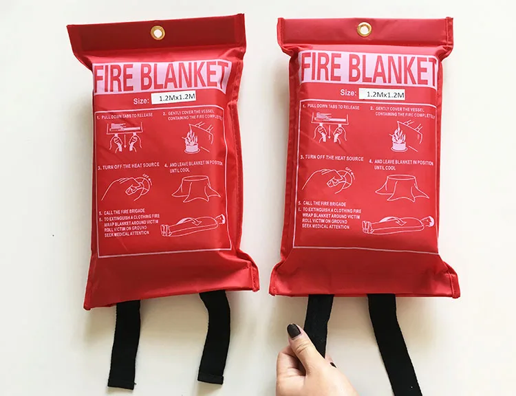 Fire blankets 1mtr x 1.8mtr/fire blanket for kitchen/fire blanket ...